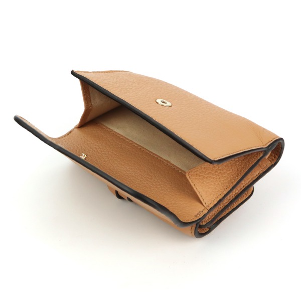 Brandol / Chloe クロエ 三つ折り財布 ALPHABET レザー ミニ財布