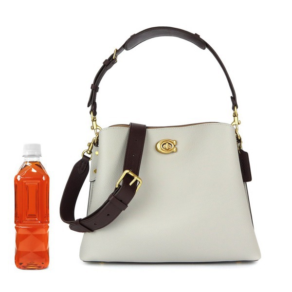 COACH コーチ ショルダーバッグ レザー ウィロウ 2wayバッグ グレー C2590 B4TY5 - Brandol