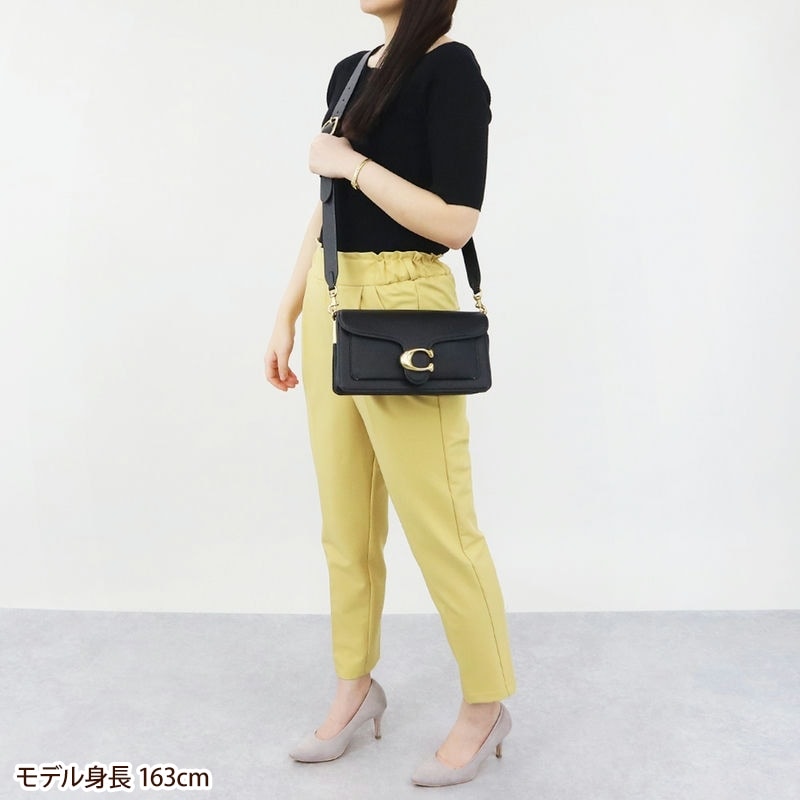 COACH コーチ ショルダーバッグ Tabby タビー レザー 2way ワンショルダーバッグ ブラック CH857 B4/BK - Brandol