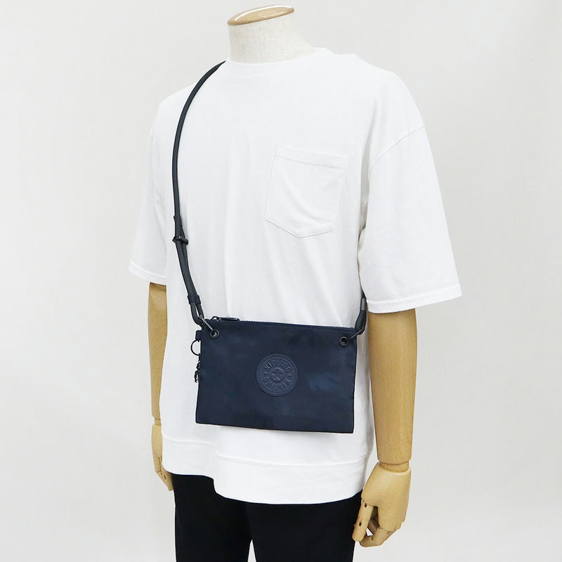 Kipling キプリング ショルダーバッグ KNIPPA ニッパ 迷彩柄 サコッシュ ネイビー KI359253I - Brandol