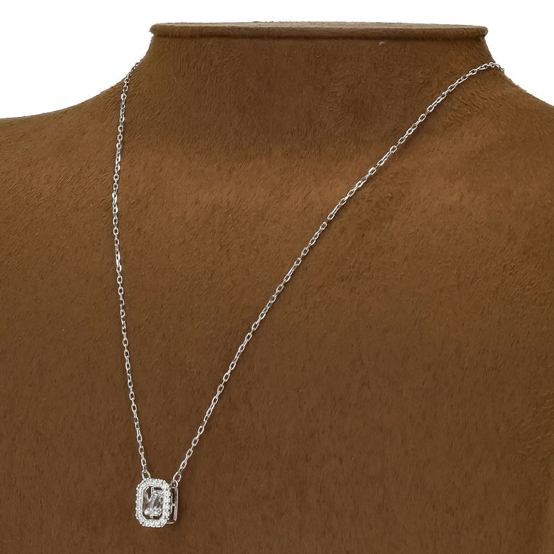 Swarovski スワロフスキー ネックレス Millenia オクタゴンカット ペンダント シルバー 5599177 - Brandol