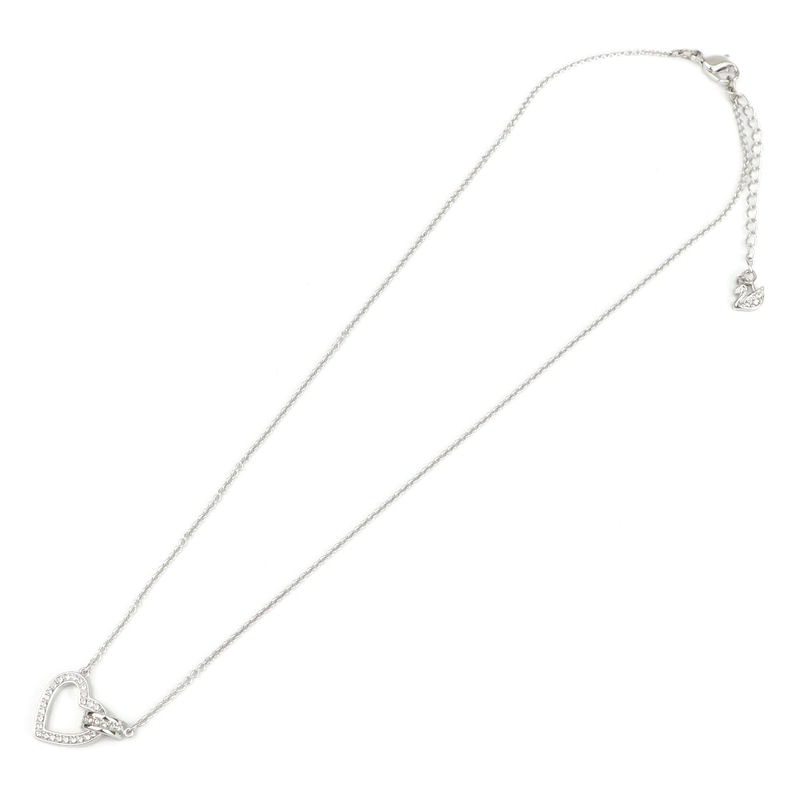 Swarovski ネックレス Lovely ラインストーン ハート ペンダント シルバー 5636444 - Brandol