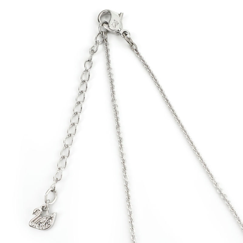 Swarovski ネックレス Lovely ラインストーン ハート ペンダント シルバー 5636444 - Brandol