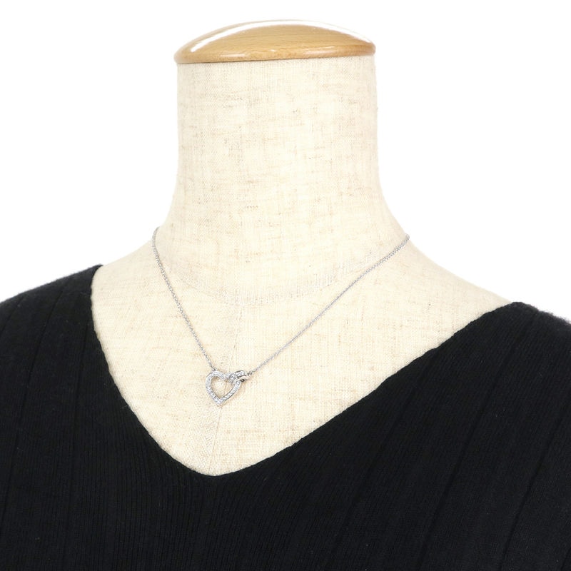Swarovski ネックレス Lovely ラインストーン ハート ペンダント シルバー 5636444 - Brandol